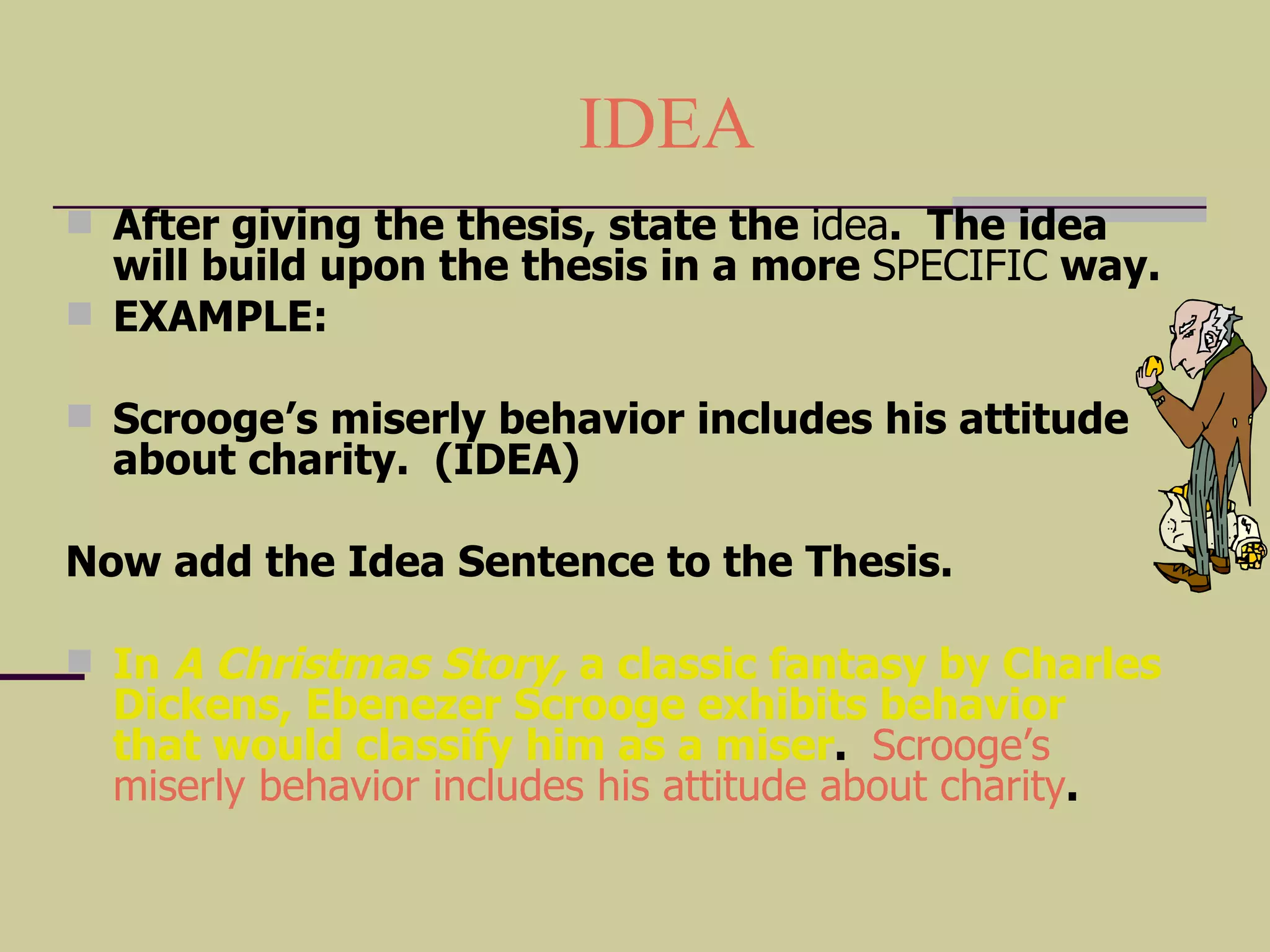One Idea Paragraph Iec Pattern | PPT