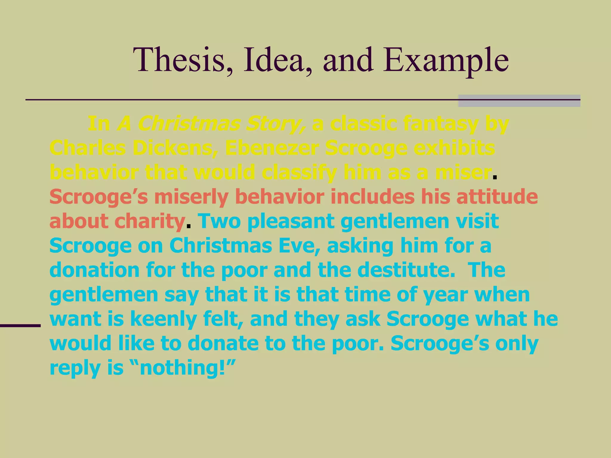 One Idea Paragraph Iec Pattern | PPT