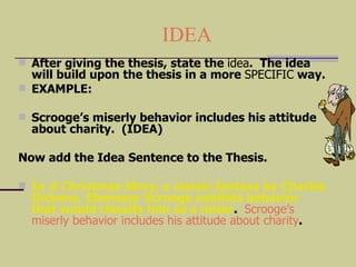 One Idea Paragraph Iec Pattern | PPT