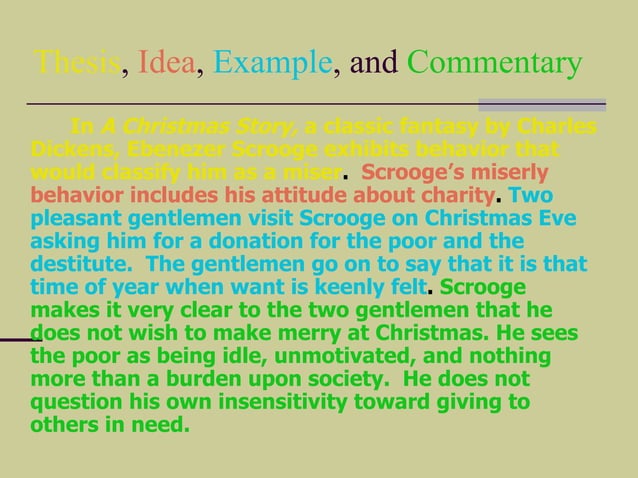 One Idea Paragraph Iec Pattern | PPT