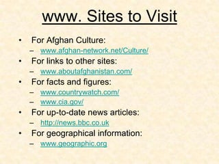 afghanistan | PPTX
