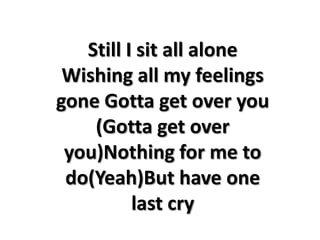One last cry | PPT