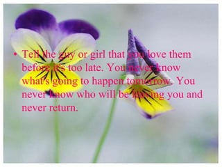 One love story, | PPSX
