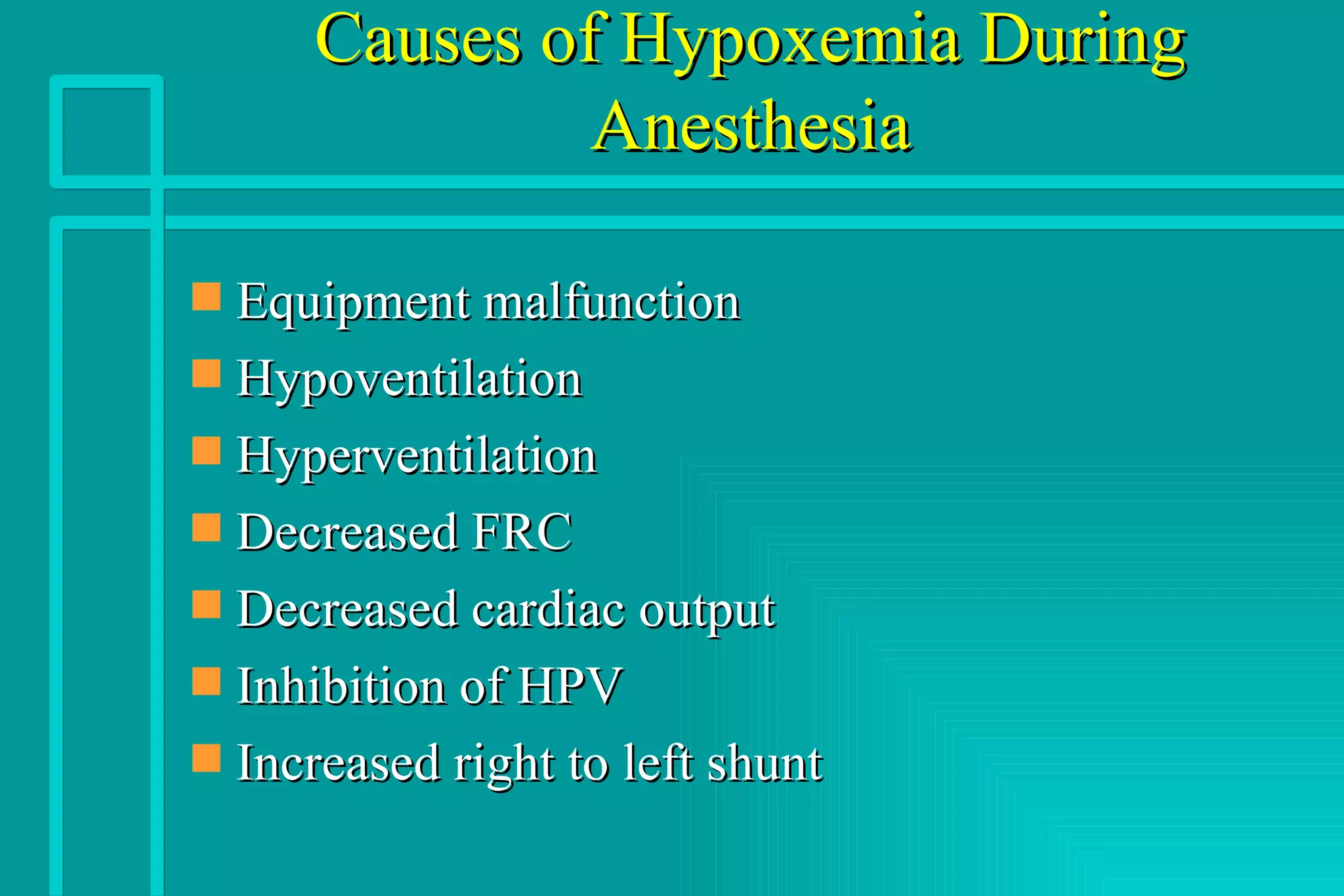 One Lung Ventilation | PPT