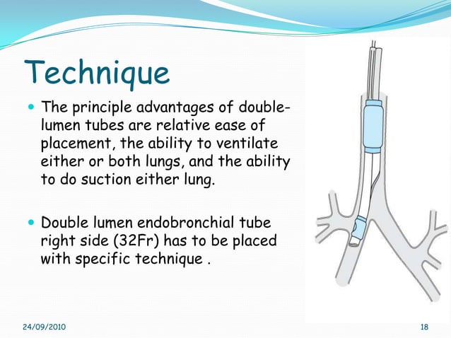 One lung ventilation