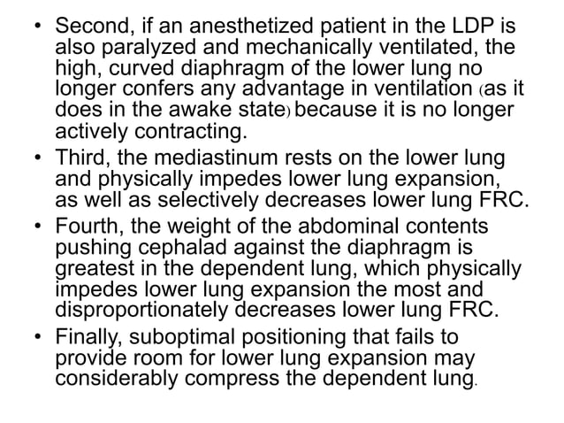 One lung ventilation | PPT