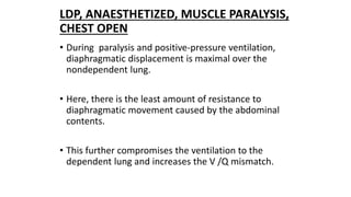 one lung ventilation and anaesthetic management and considerations | PPTX