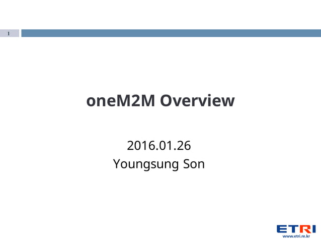 oneM2M overview | PDF | Internet | Computing