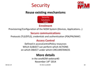 oneM2M - taking a look inside | PPT