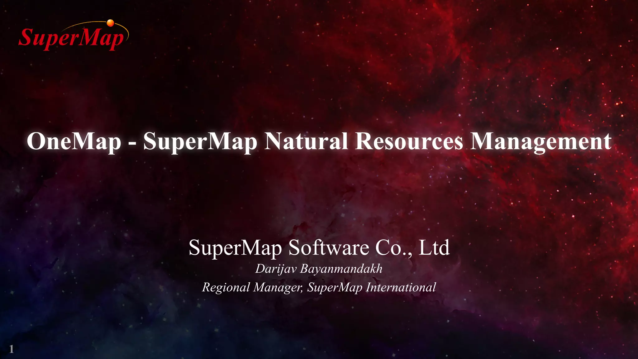 One map supermap natural resources management--darijav | PDF