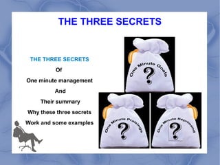 One minute manager In story | PPT