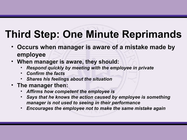 One minute manager presentation | PPT