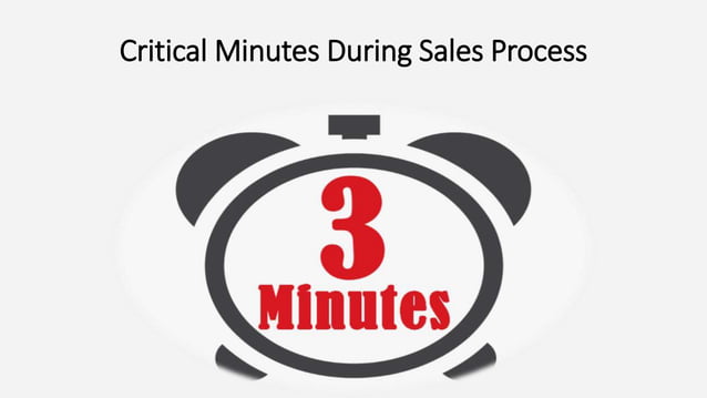 One minute sales person | PPTX | Sales | Business