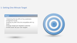 One minute sales person | PPTX