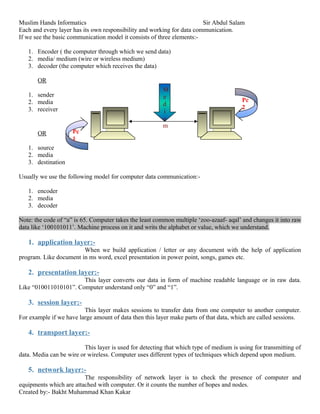 Basic Networking | DOC | Computer Networking | Computing