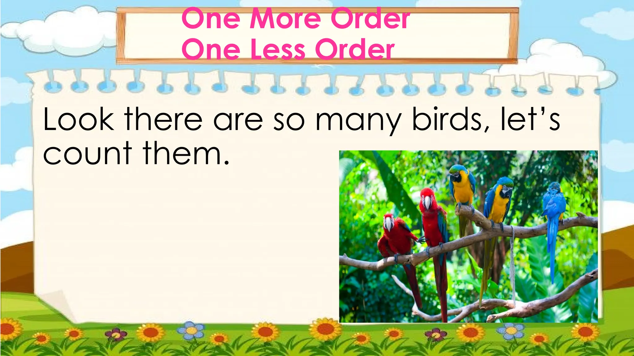 one more and one less order.pOWERPOINT PRESENTATAIONSSSS | PPT