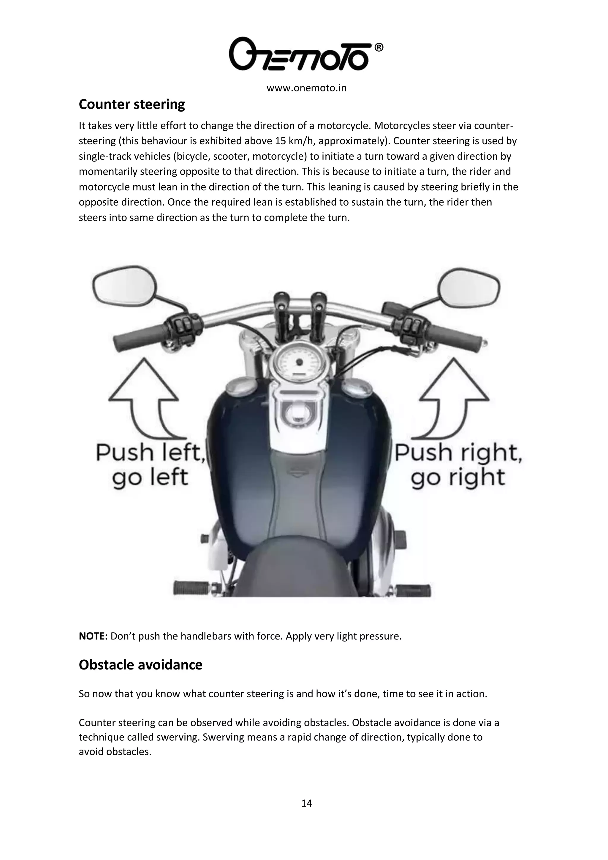 Onemoto Bike Riding Guide, motorcycle riding made easy for beginner and ...