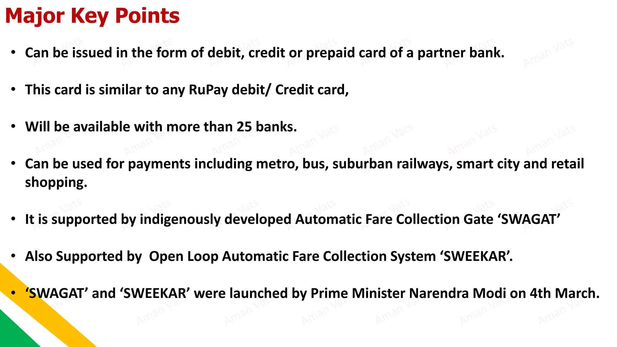 One nation one card - Concept and Benefits | PPTX