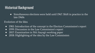 ONE NATION ONE ELECTION | PPTX