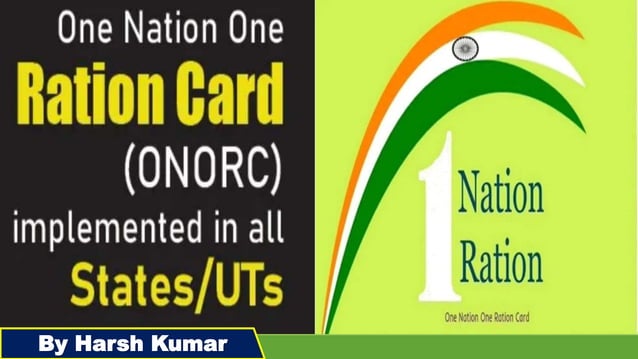 One Nation One Ration Card (ONORC) Successfully Implemented in All ...