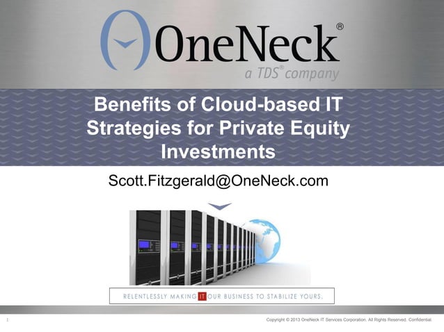 OneNeck Private Equity Solutions | PPT