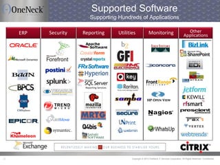 OneNeck Private Equity Solutions | PPT