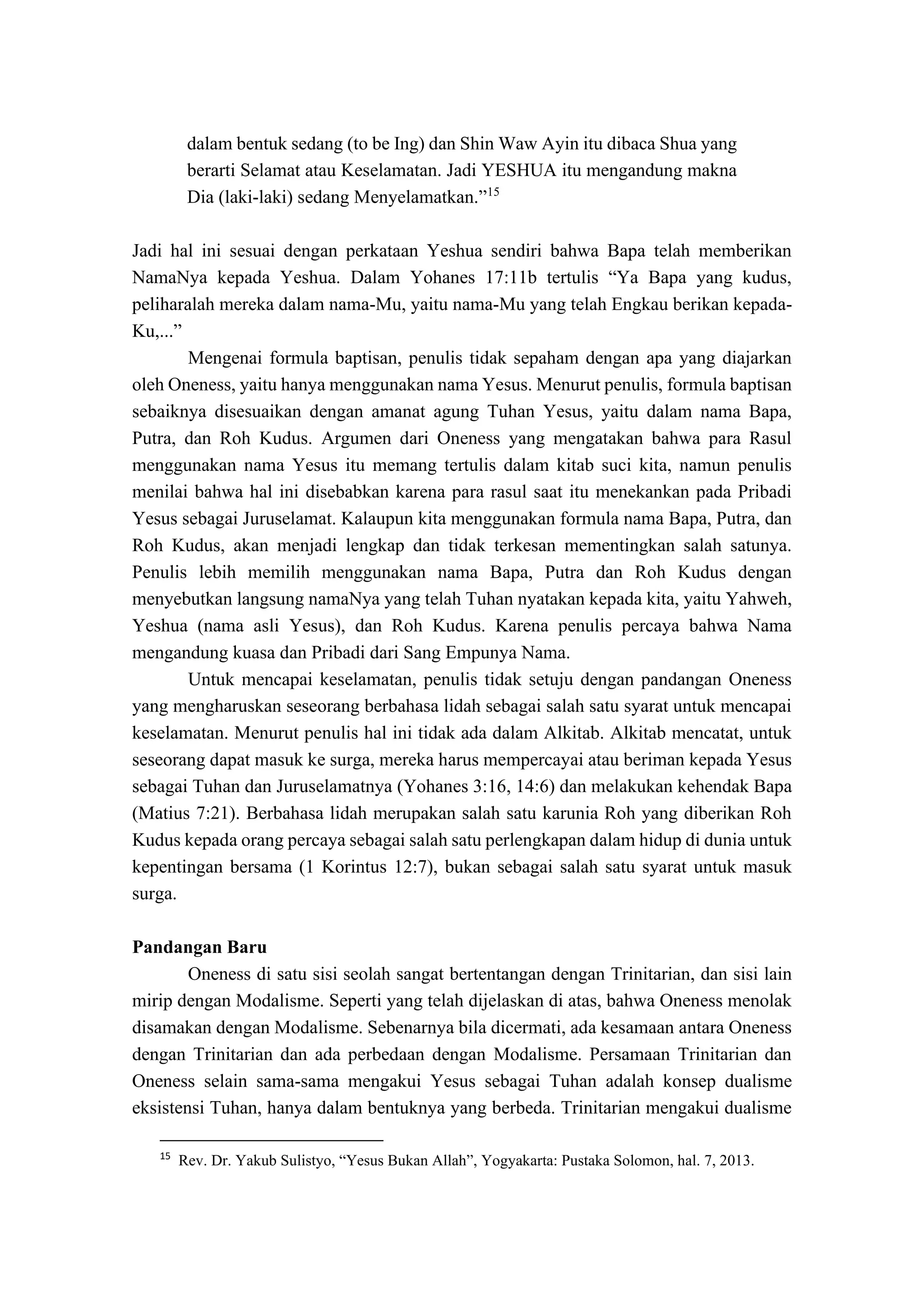 APA ITU ONENESS - TEMUKAN PENJELASANNYA sdfsa | PDF