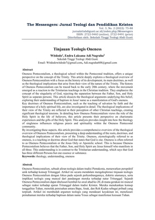 APA ITU ONENESS - TEMUKAN PENJELASANNYA sdfsa | PDF