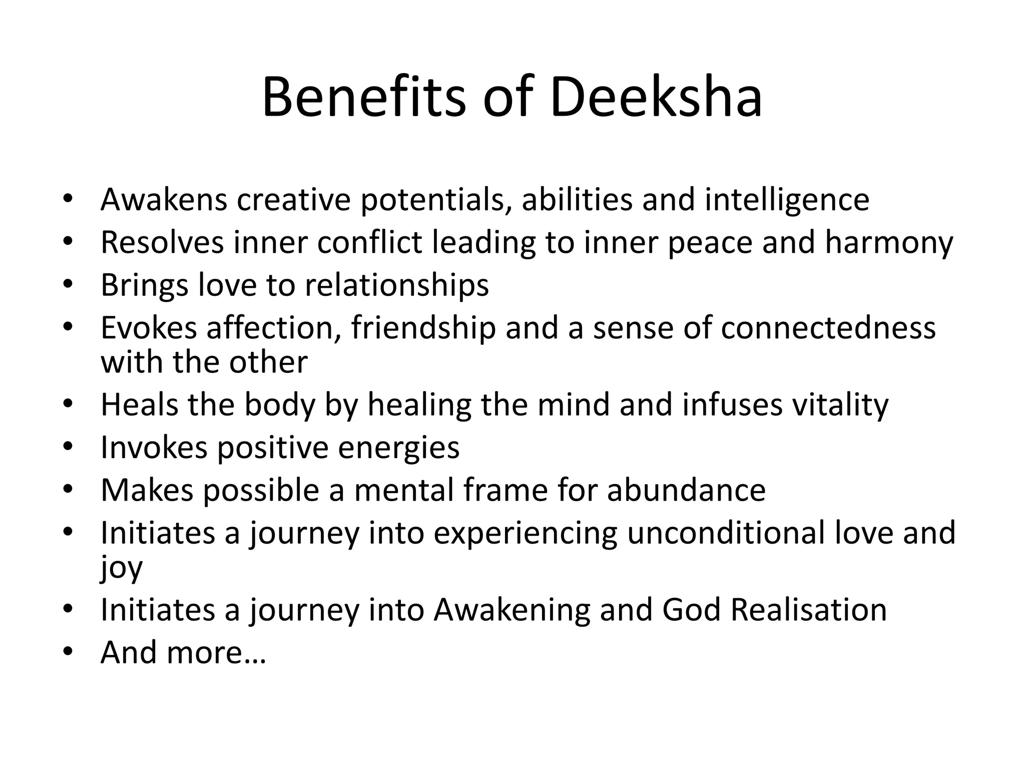 Oneness Deeksha | PPTX