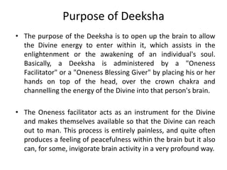 Oneness Deeksha | PPTX