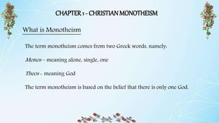 The Oneness of God | PPTX