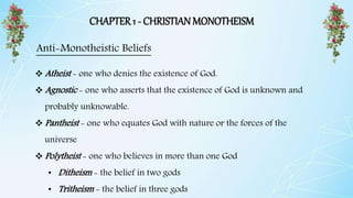 The Oneness of God | PPTX