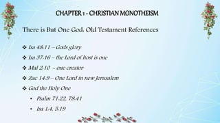 The Oneness of God | PPTX