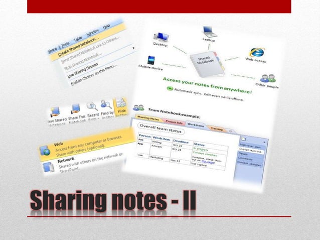 Microsoft OneNote | PPTX | Desktop Publishing | Computer Software and ...