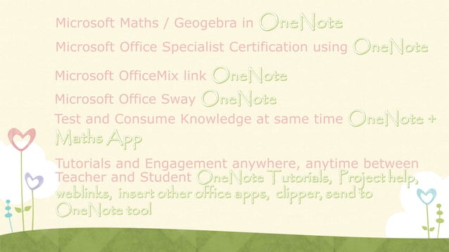 OneNote TeachMeet Presentation | PPT