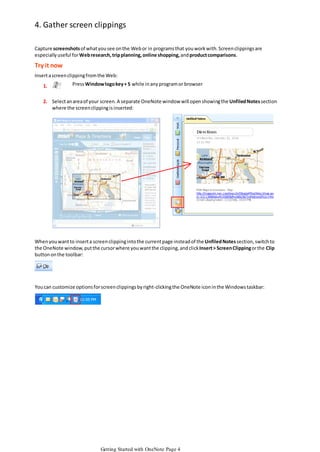 One note 2007 guide | PDF