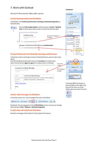 One note 2007 guide | PDF
