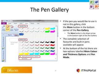 OneNote 2010 Qat and Drawing | PPT