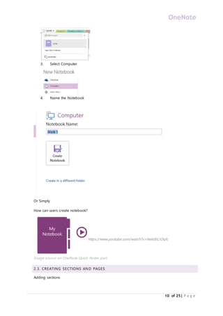 Microsoft OneNote Guidebook | PDF