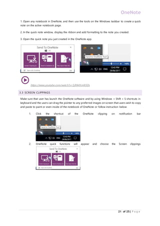 Microsoft OneNote Guidebook | PDF