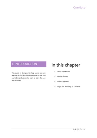 Microsoft OneNote Guidebook | PDF