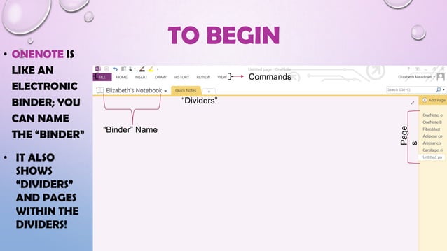 One Note in Office 365 | PPT