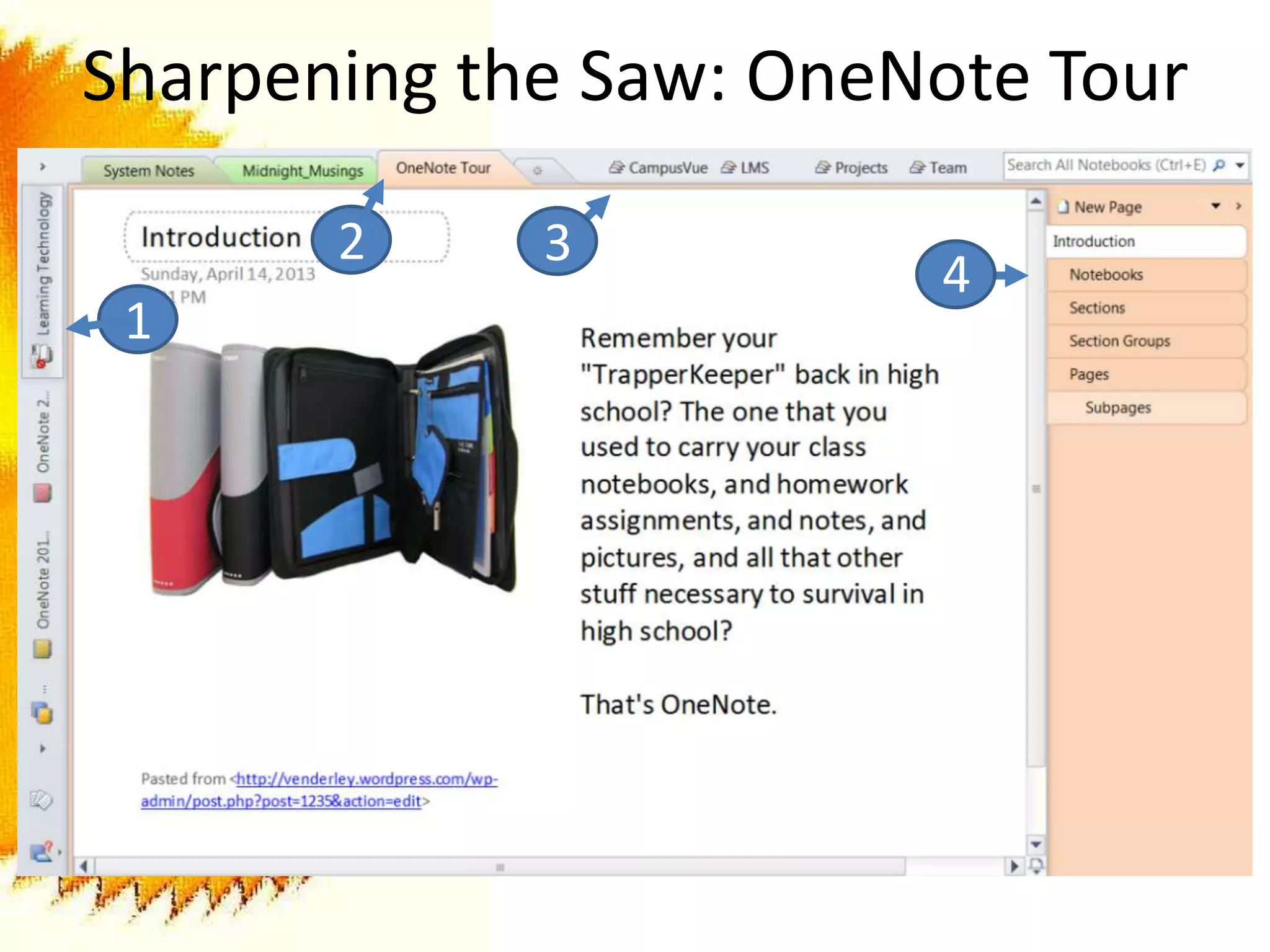 OneNote Quick Tour | PPTX