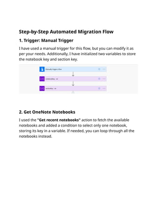 Automating OneNote to SharePoint Migration Using Power Automate’s OneNote Actions | PDF
