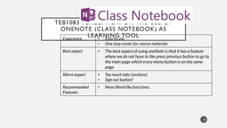 OneNote vs Moodle | PPTX