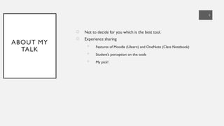 OneNote vs Moodle | PPTX