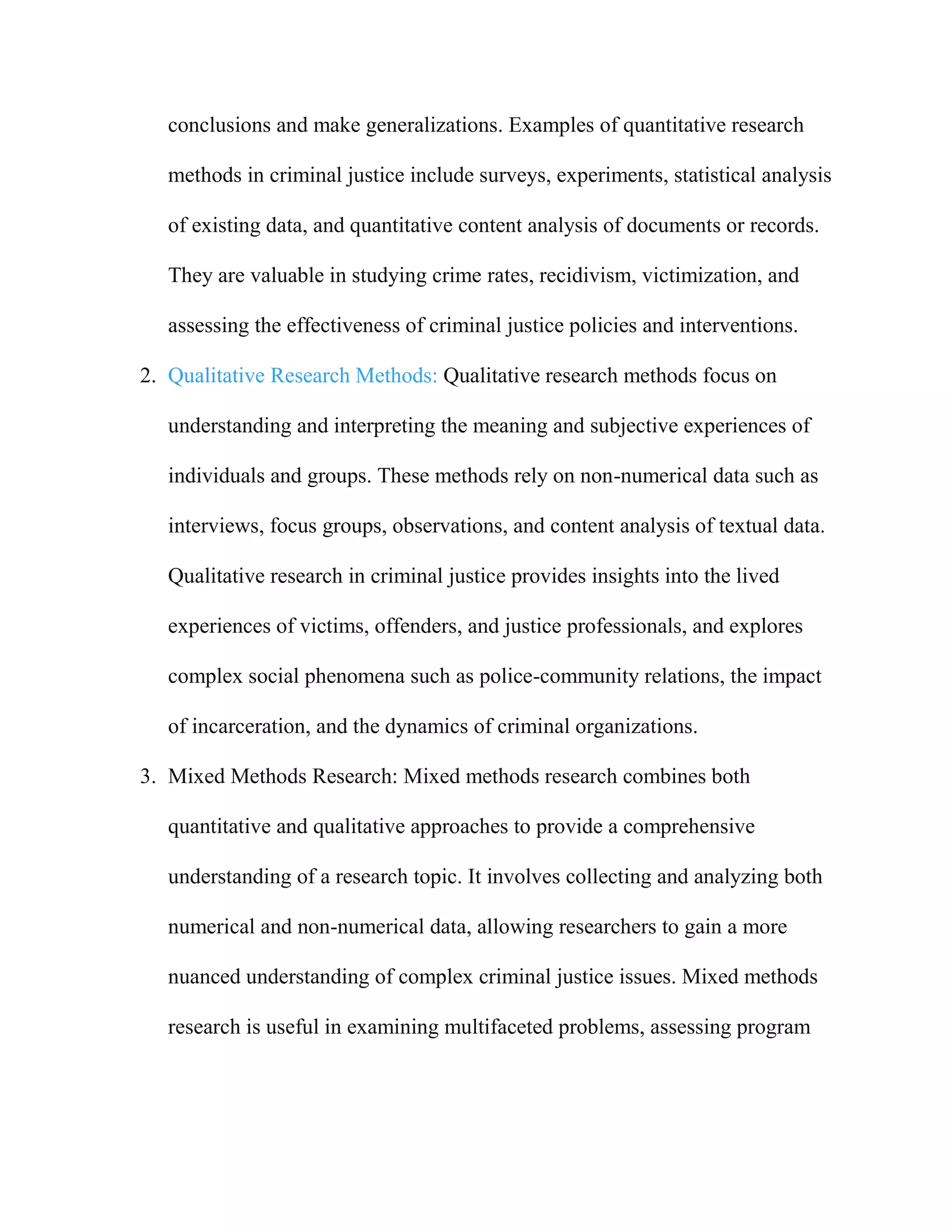 one of the best Research Methods in Criminal Justice updated 2023 doc 3 ...