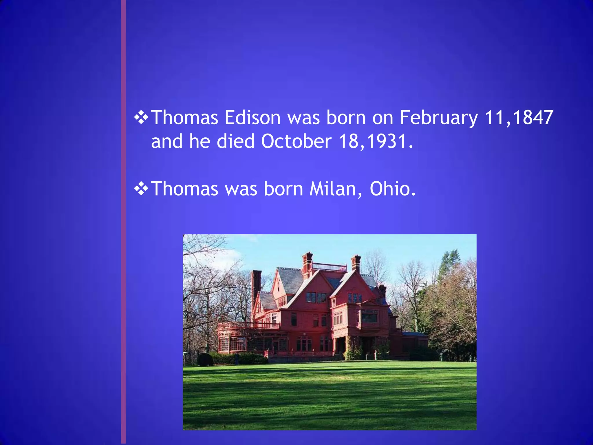 Thomas Edison | PPTX