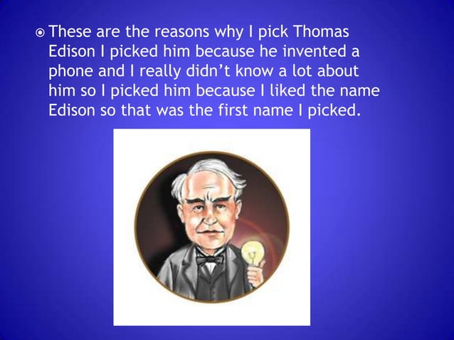 Thomas Edison | PPTX