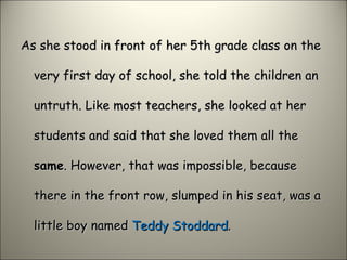 One of the best stories | PPT